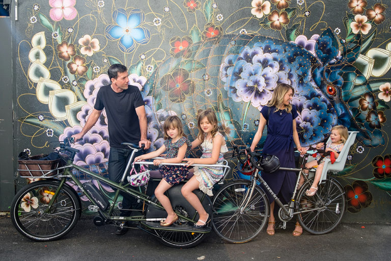 Wall Mural Family Portraits | San Francisco Bay Area | Sarah Sloboda